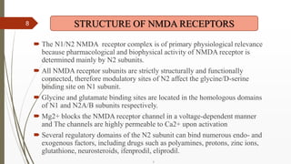 NMDA receptors and agonist as well as antagonist.pptx