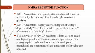NMDA receptors and agonist as well as antagonist.pptx