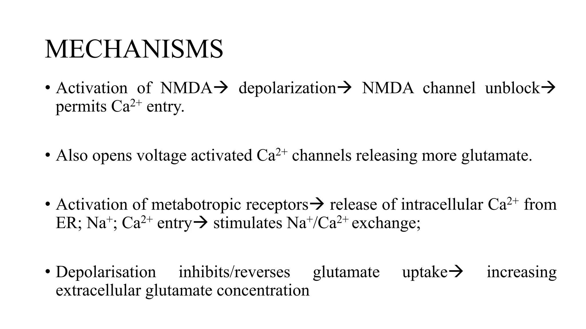 NMDA receptors and drugs acting on them | PPTX