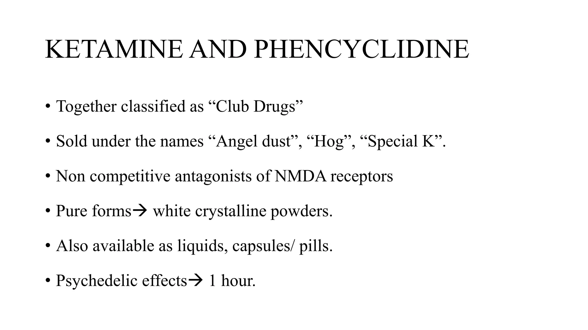 NMDA receptors and drugs acting on them | PPTX