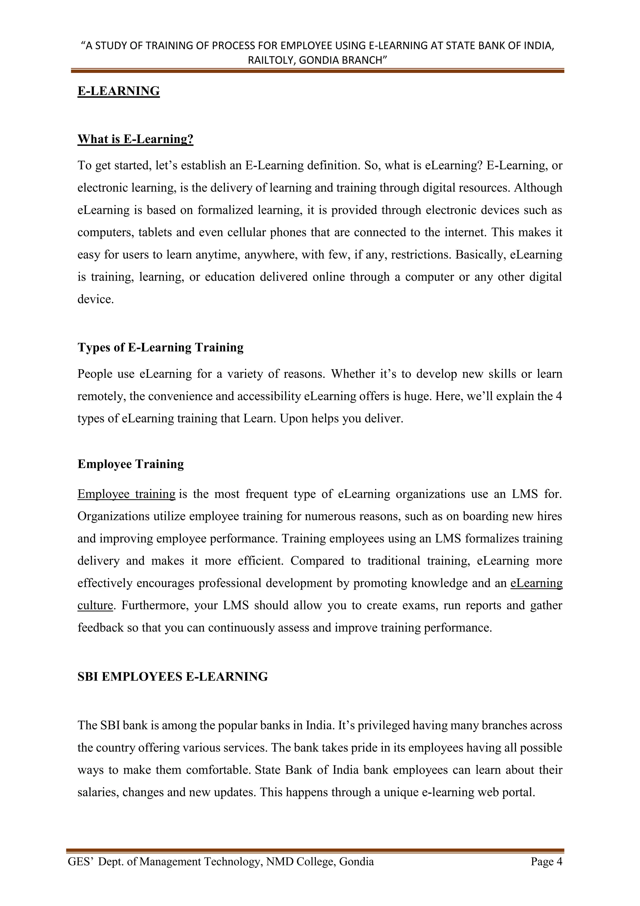 TRAINING & DEVELOPMENT | DOCX