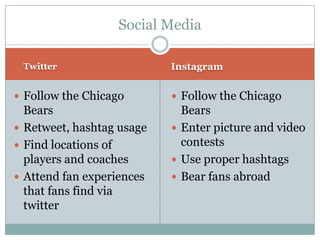 Chicago Bears Digital Strategy | PPTX