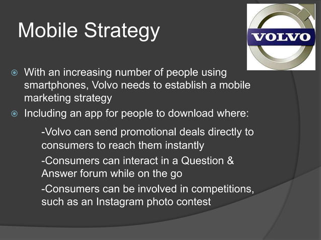 Volvo Digital Media Strategy | PPTX