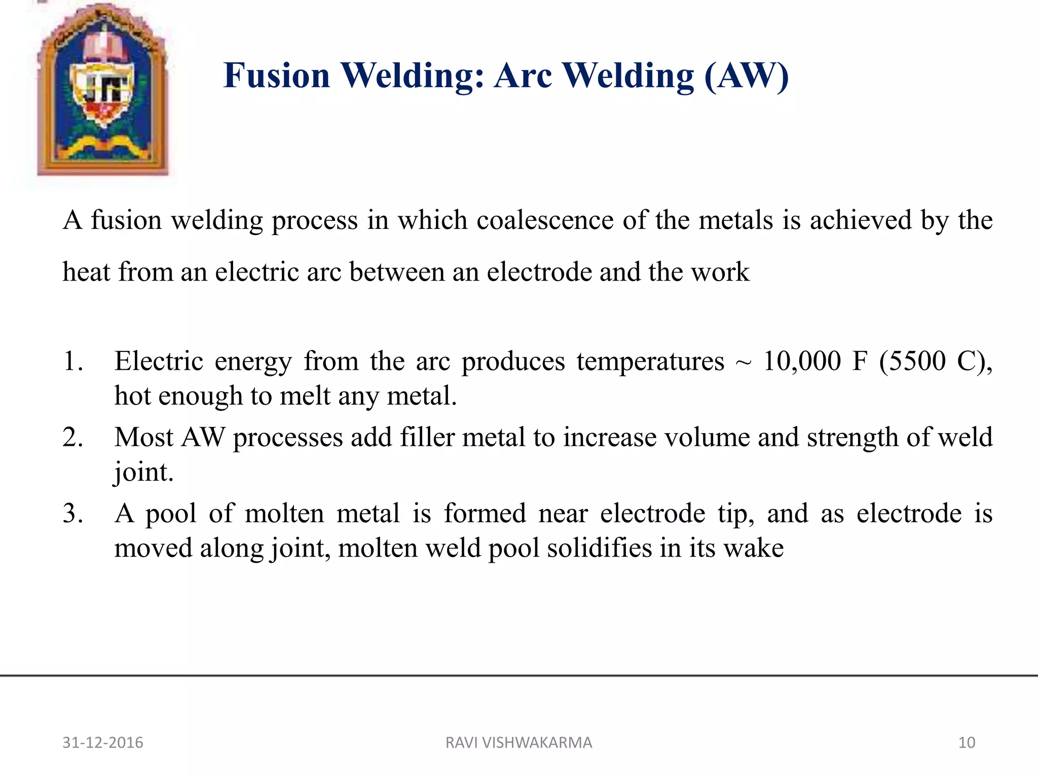 ADVANCE WELDING TECHNOLOGY | PPTX