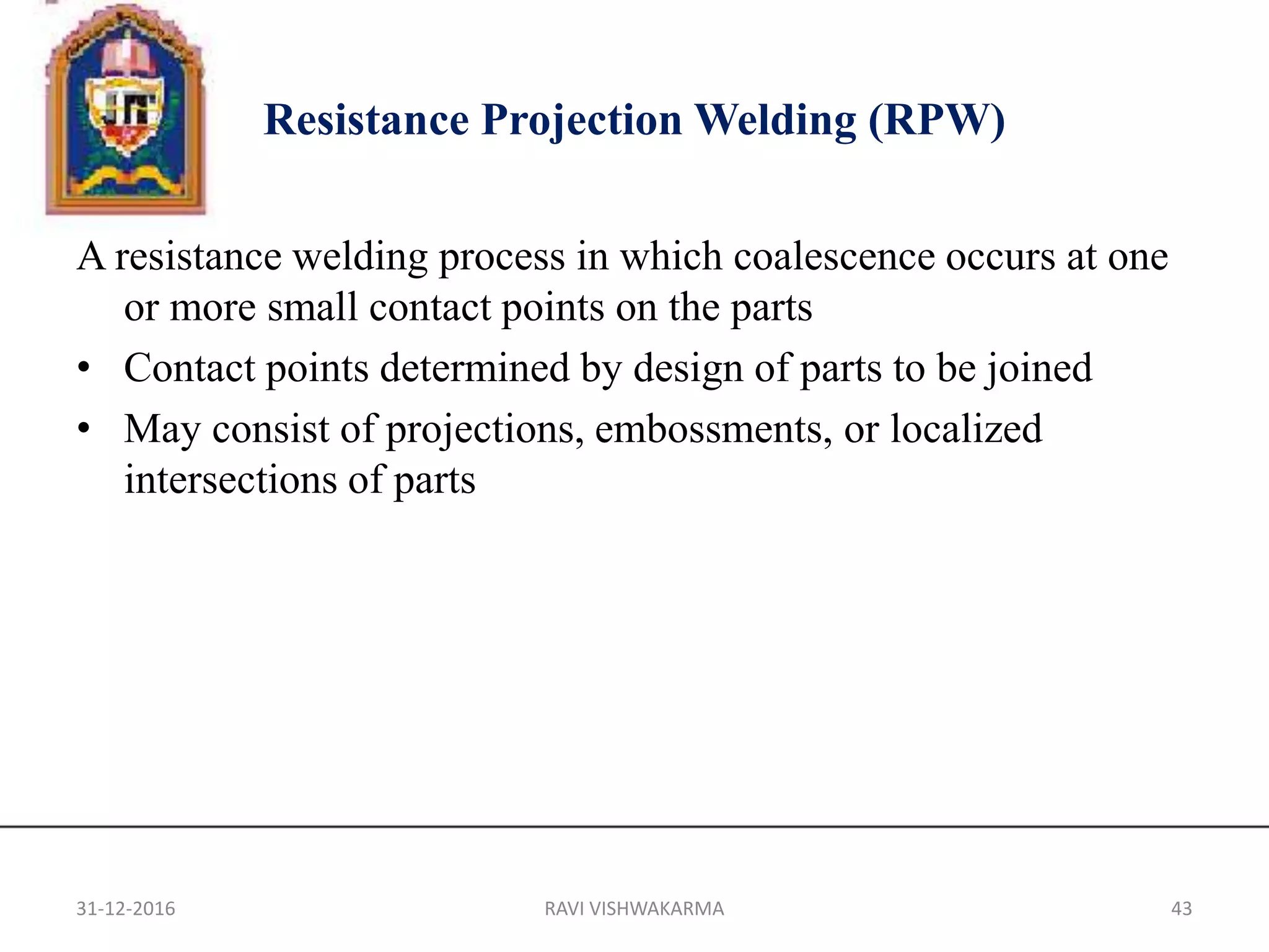 ADVANCE WELDING TECHNOLOGY | PPTX