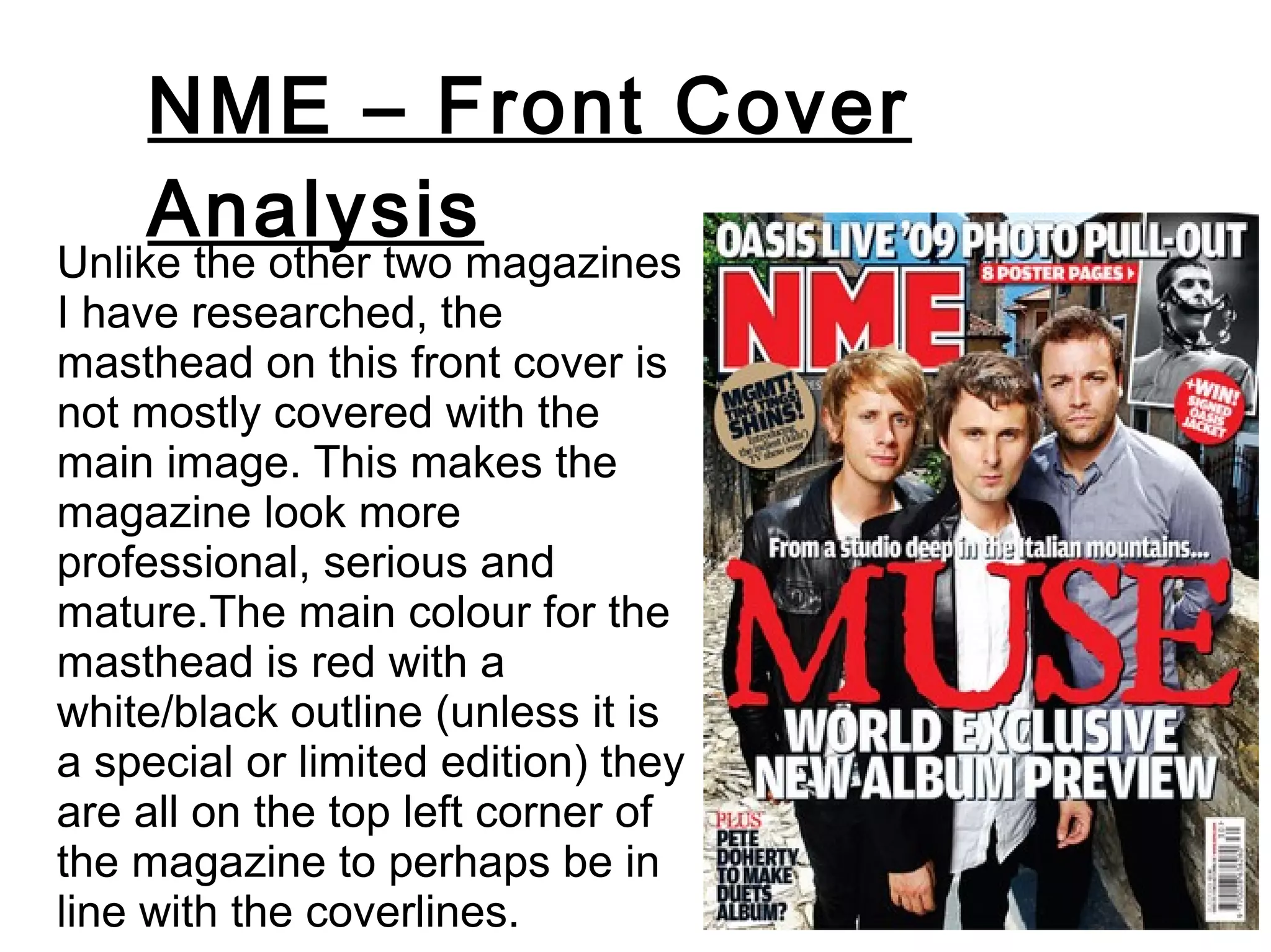 NME - Magazine Analysis | ODP