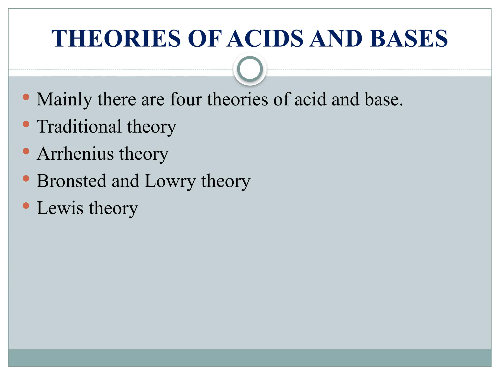 Acids and buffers theories and how they are work | PPTX