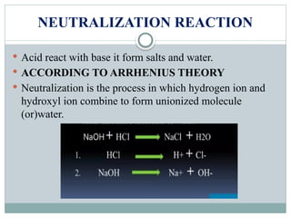 Acids and buffers theories and how they are work | PPT