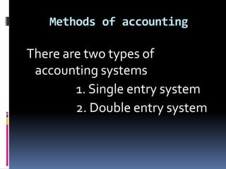 Introduction of accounting and Golden rules | PPTX