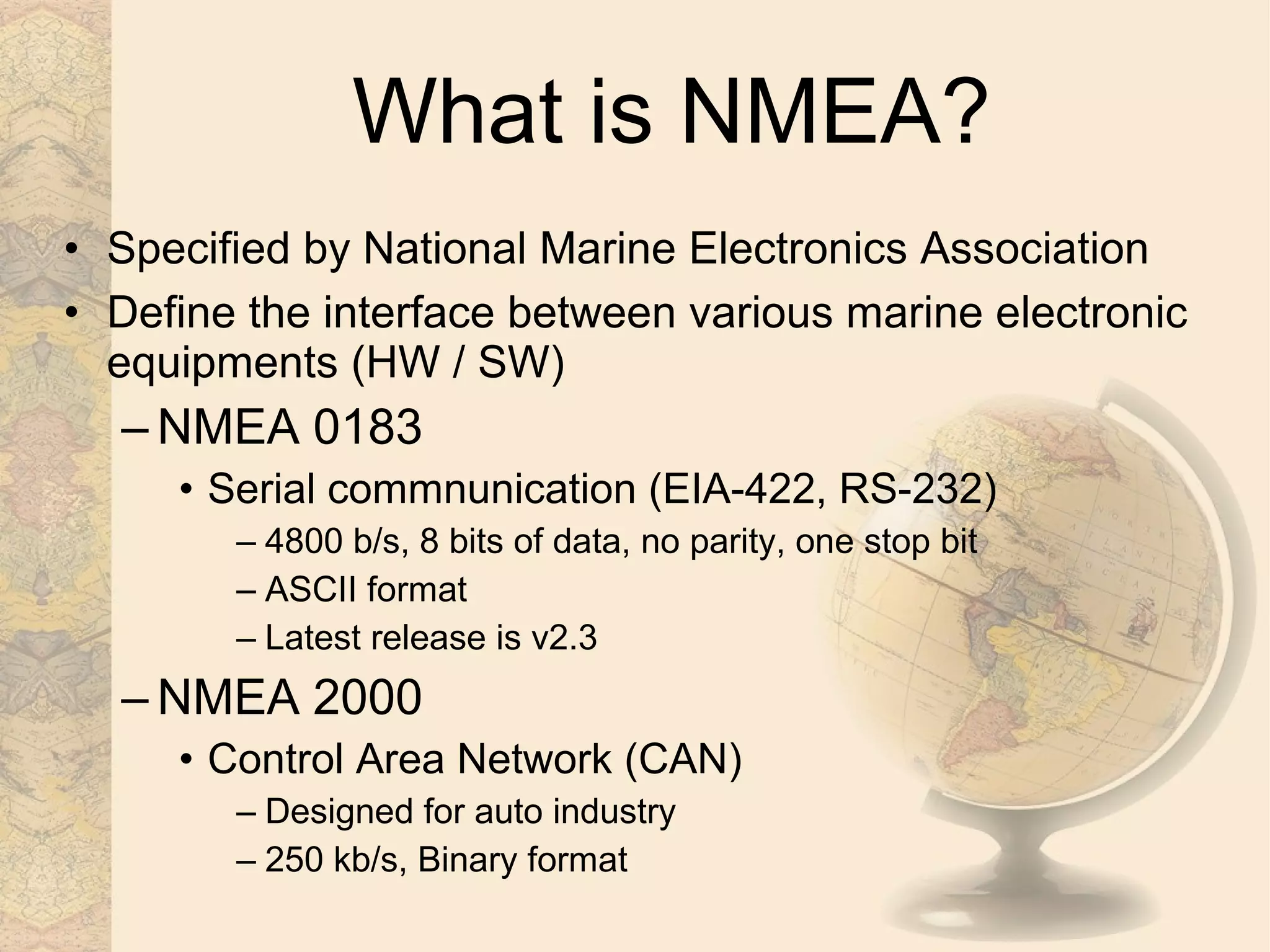 Nmea Introduction | ODP
