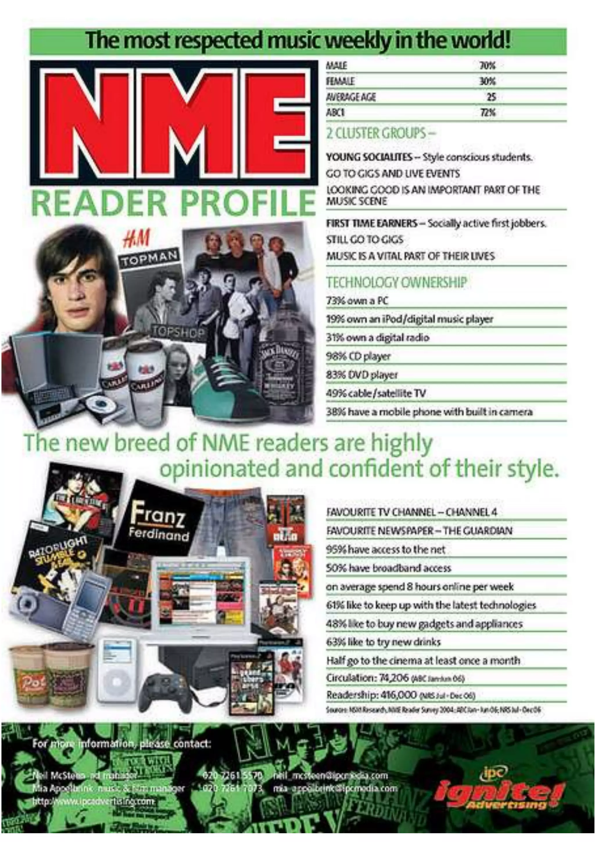NME audience profiling | DOCX