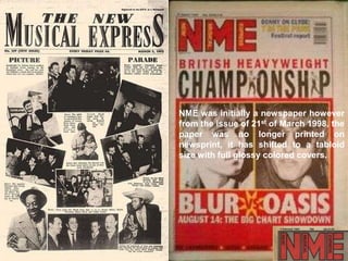 NME Case Study | PPTX | Adult Contemporary Music | Music