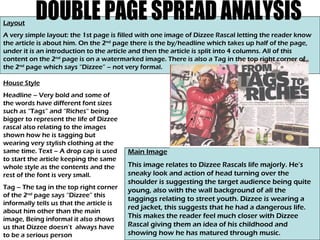 NME Contents & Double page spread analysis | PPT