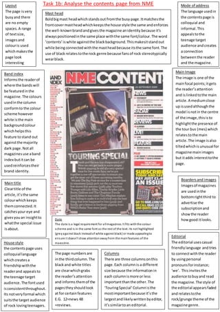 Nme contents analysis | PDF