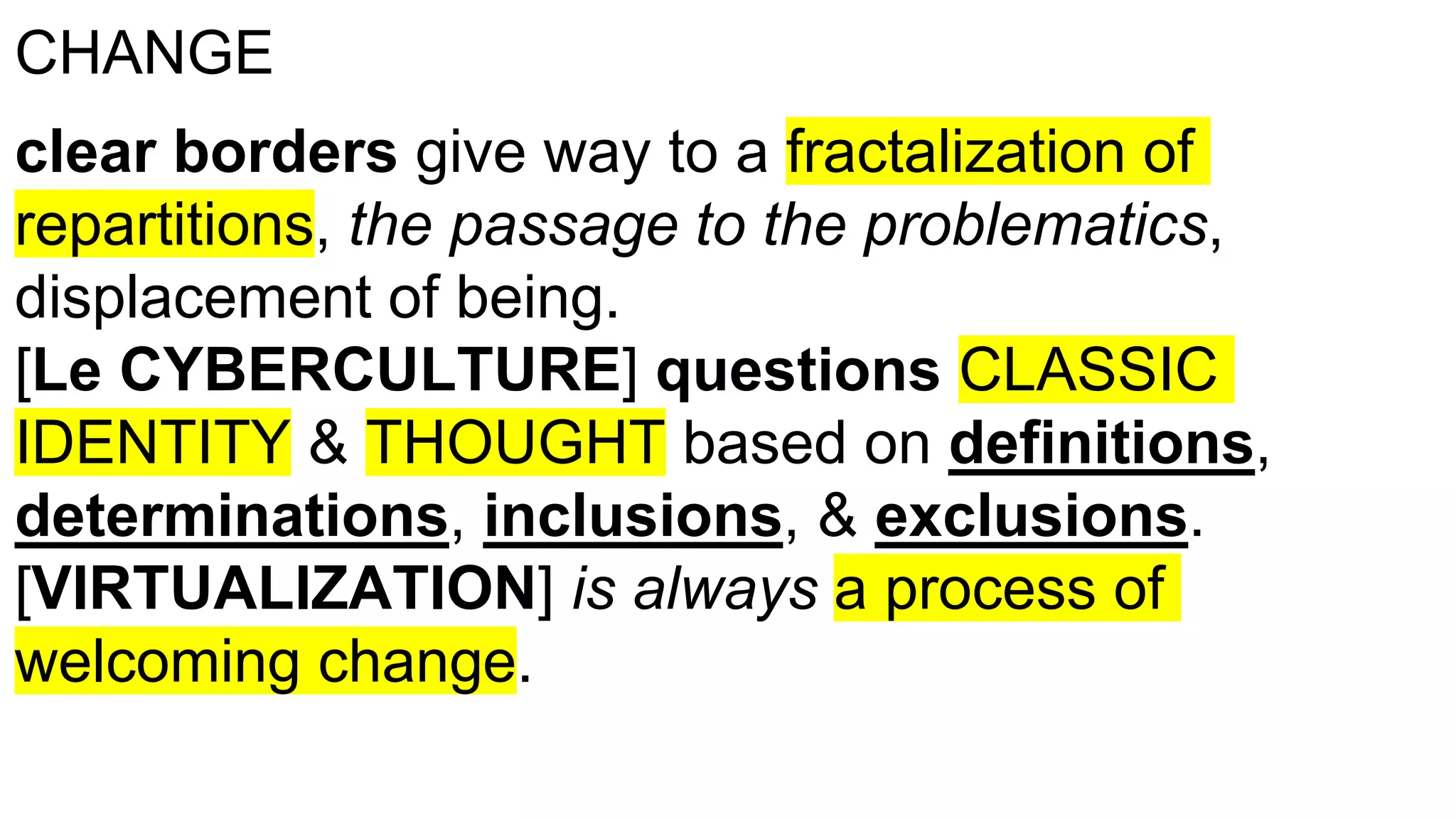 Nmed 3850 wk4 - cybercultre presentation | PPT