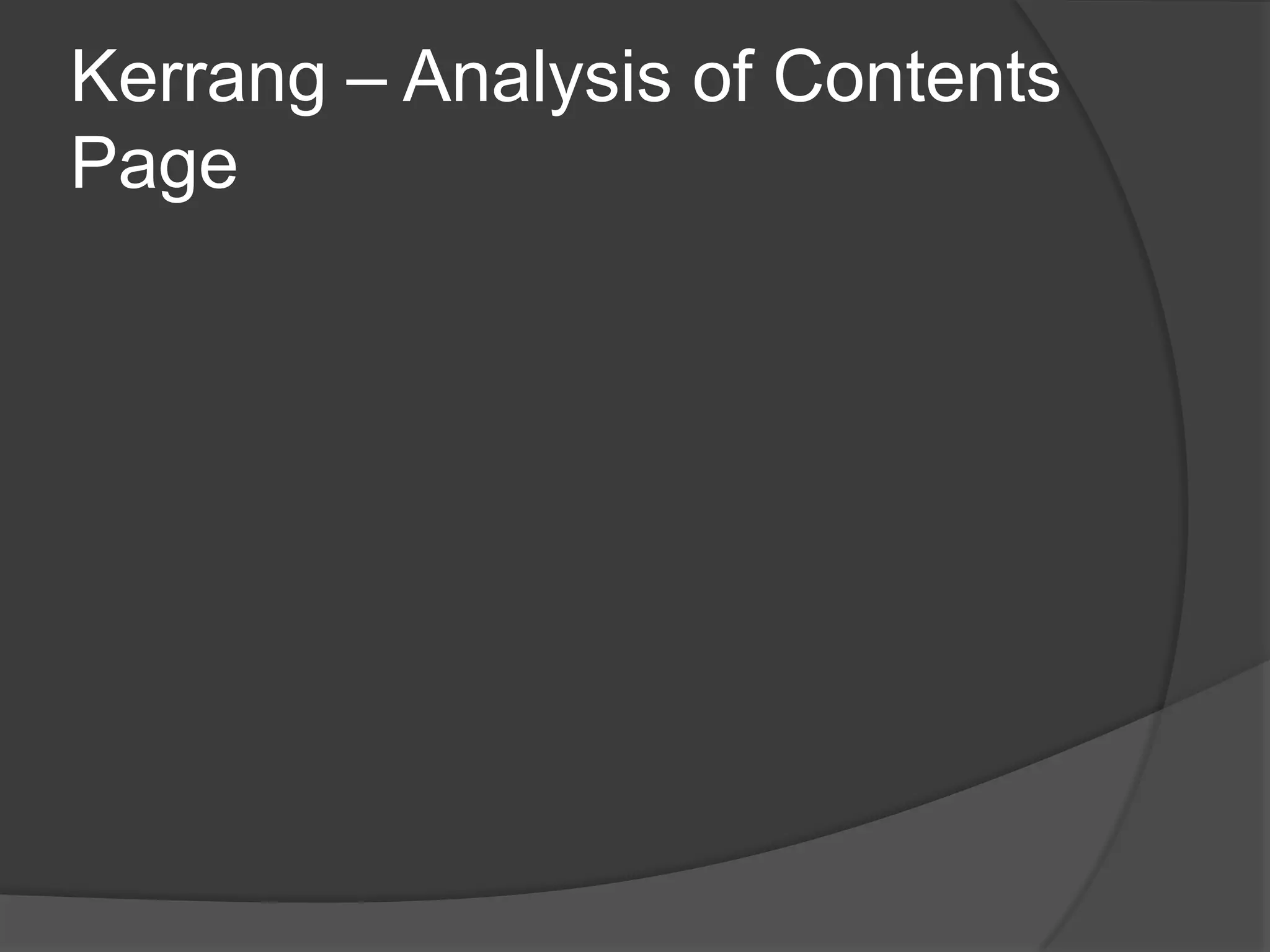 NME & Kerrang! Presentation | PPT