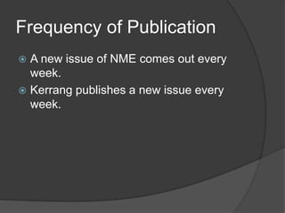 NME & Kerrang! Presentation | PPT