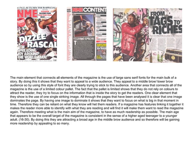 Nme mag analysis task 1 | PPT