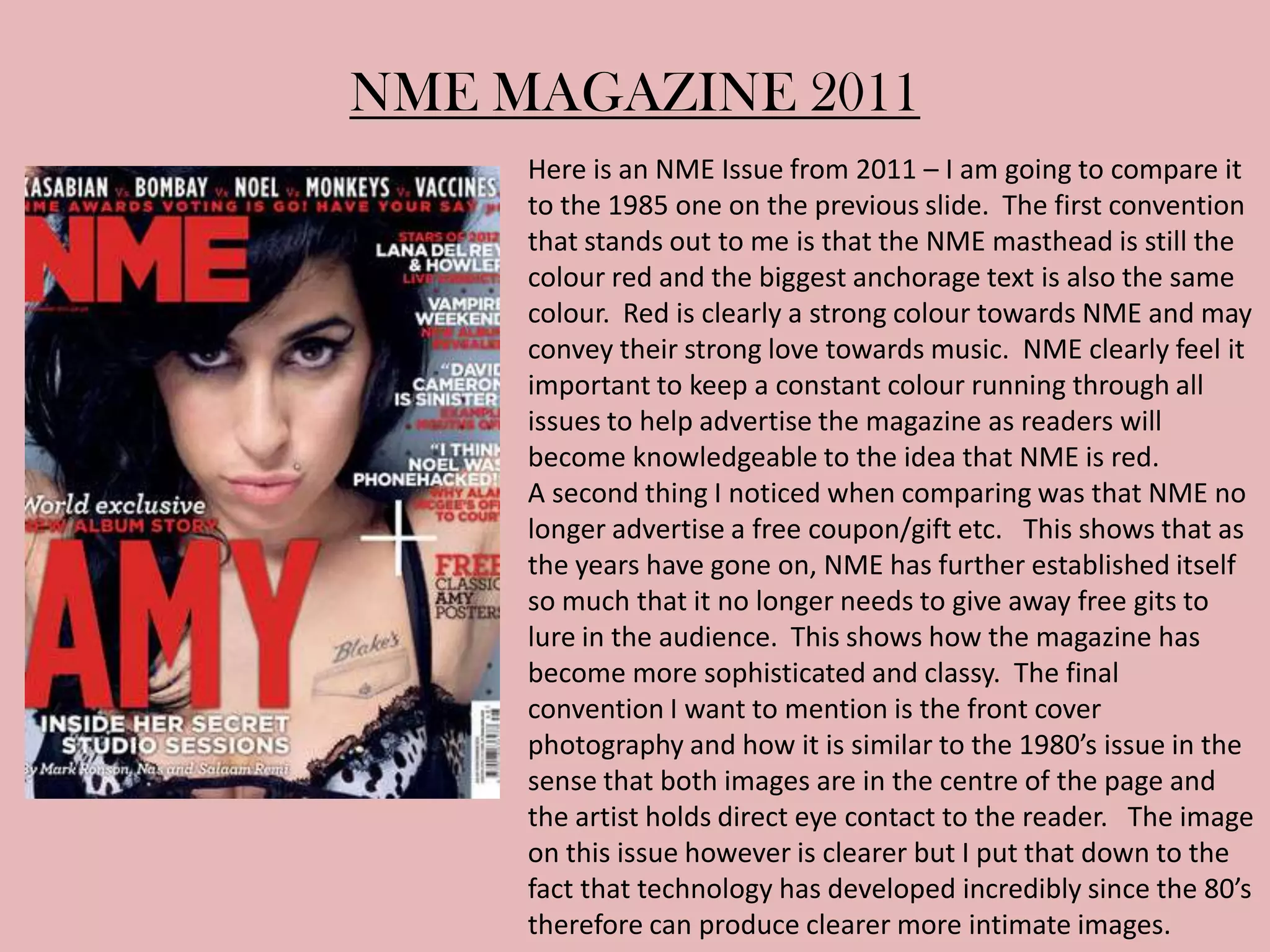 Nme magazine 1985 | PPTX
