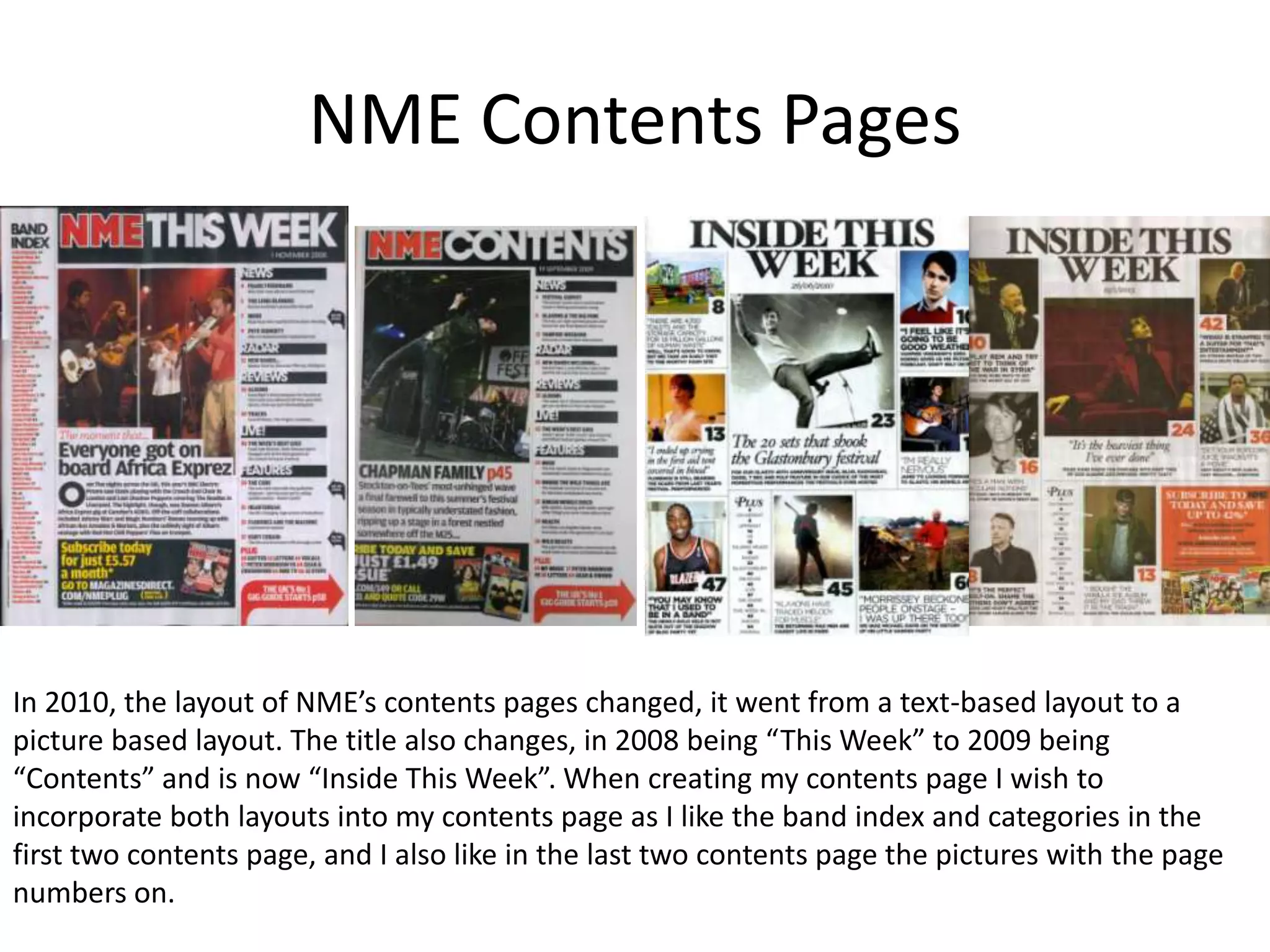 Nme magazine research | PPTX