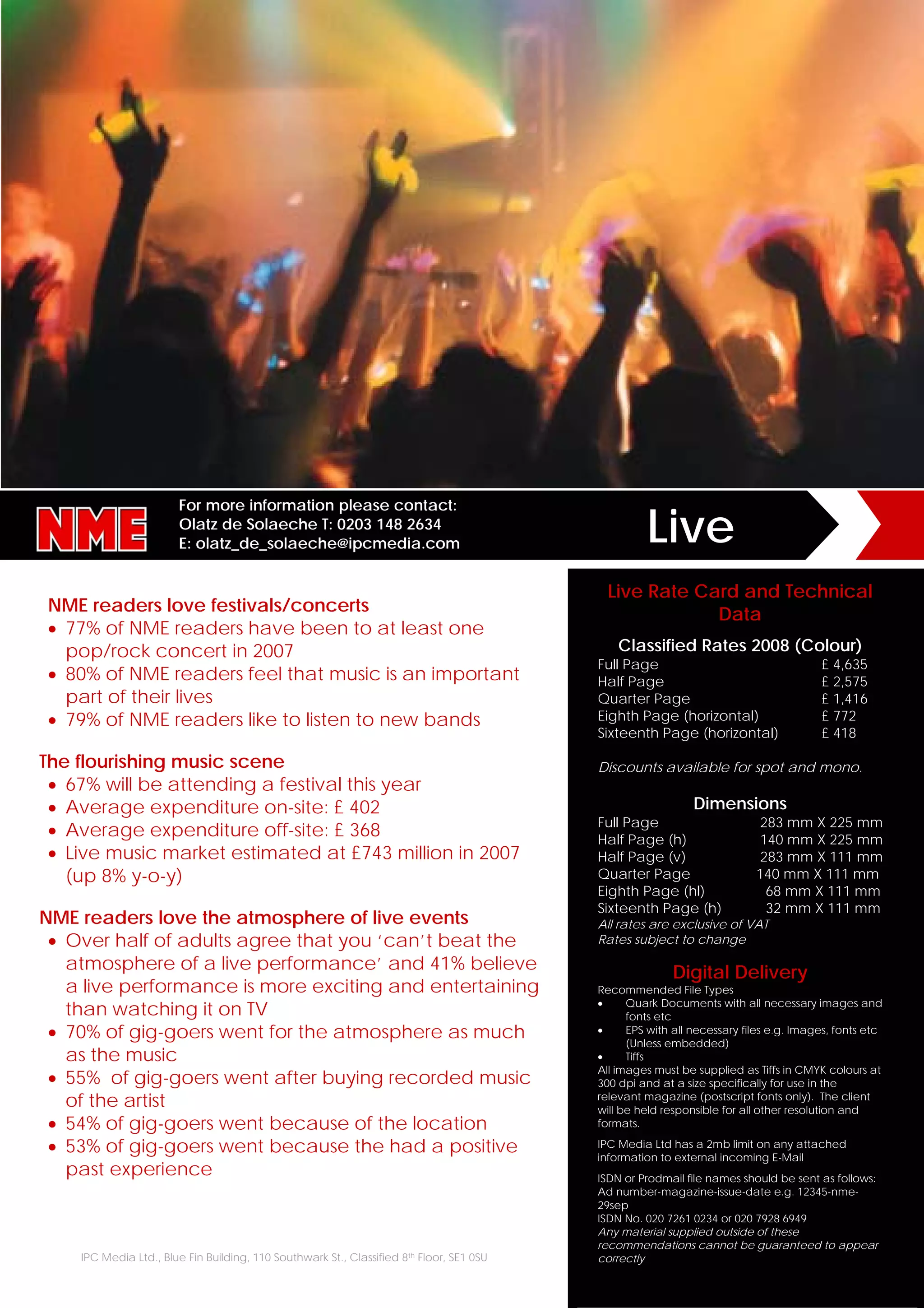 Nme media pack | PDF