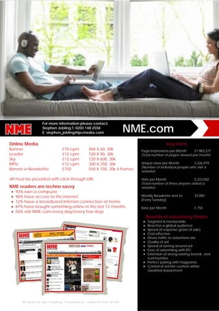 Nme media pack | PDF