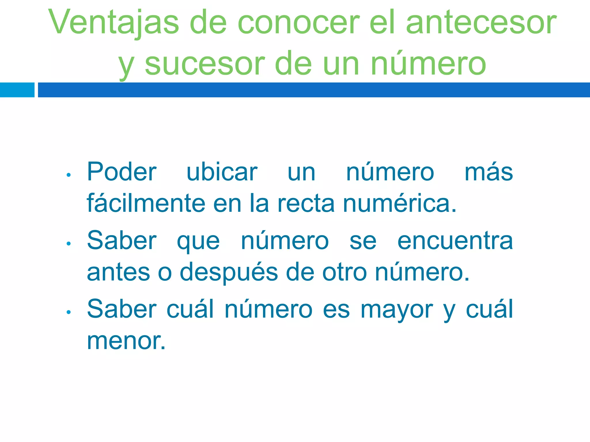 Número antecesor y sucesor | PPTX