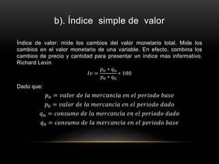 Número índice economicos | PPTX