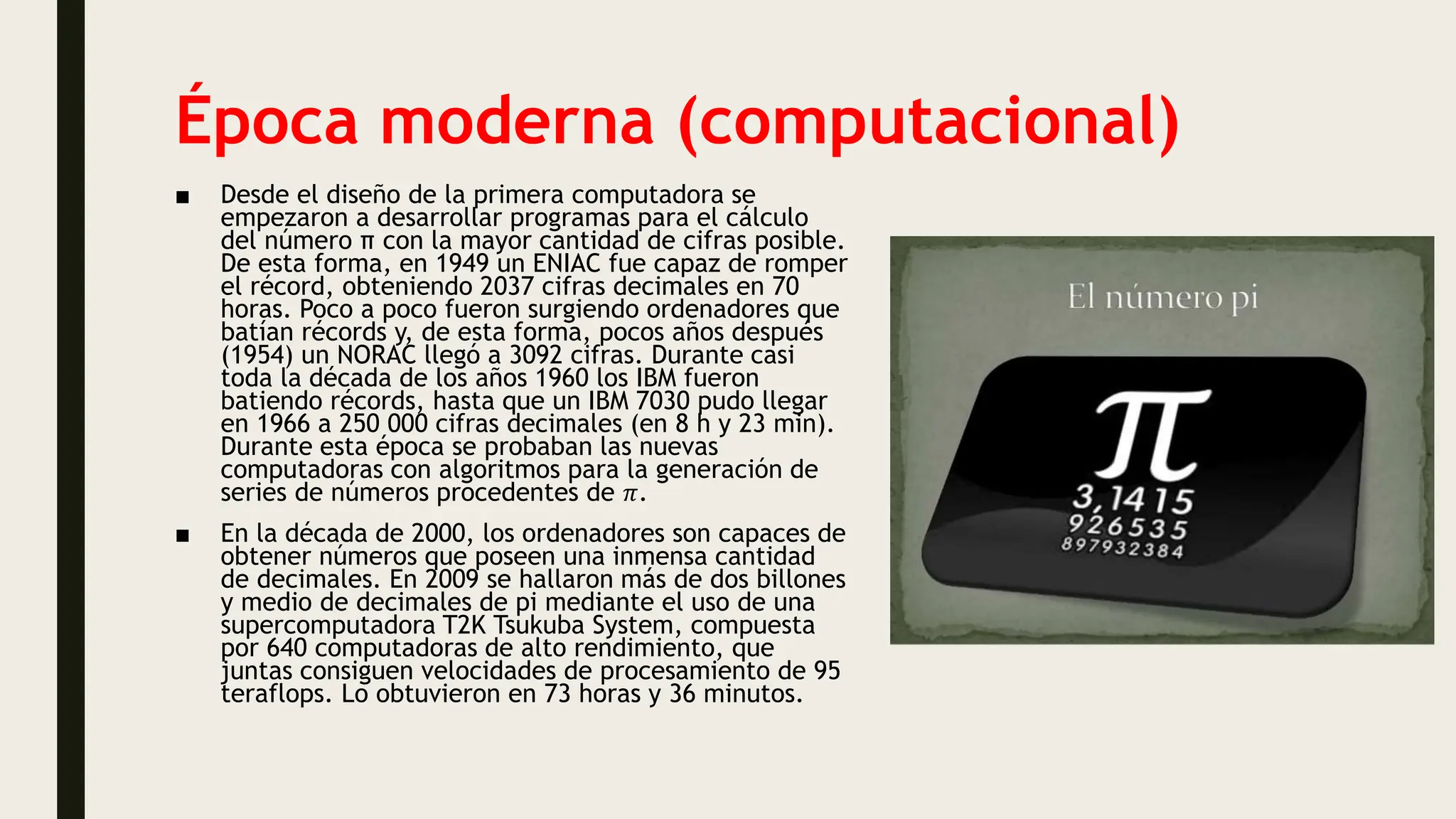 conoce el numero Pi, de donde sale, como sustentar | PPTX | Physics ...