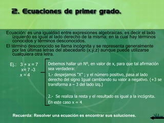 Números y-ecuaciones | PPT
