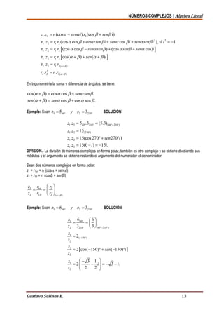 Números complejos | PDF