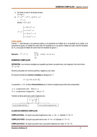 Números complejos | PDF