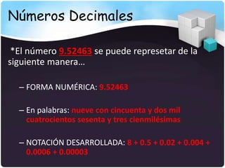 Números decimales | PPTX