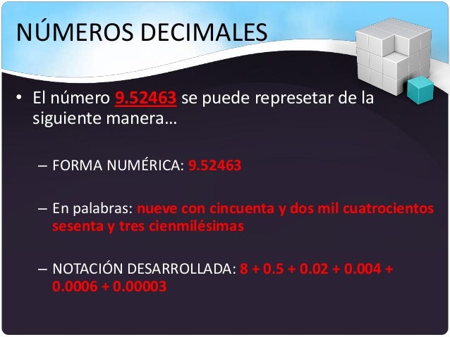 Números Decimales