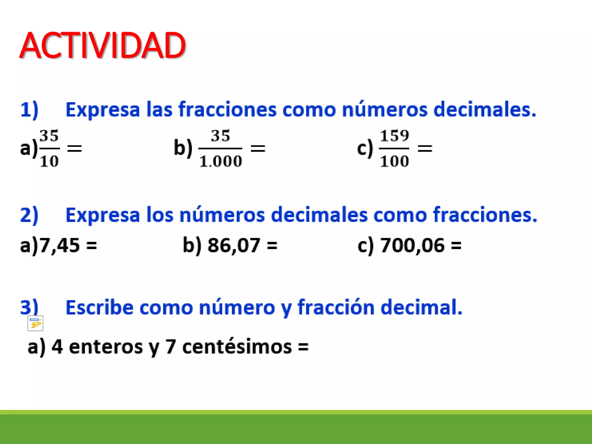 Números decimales 1 | PPT