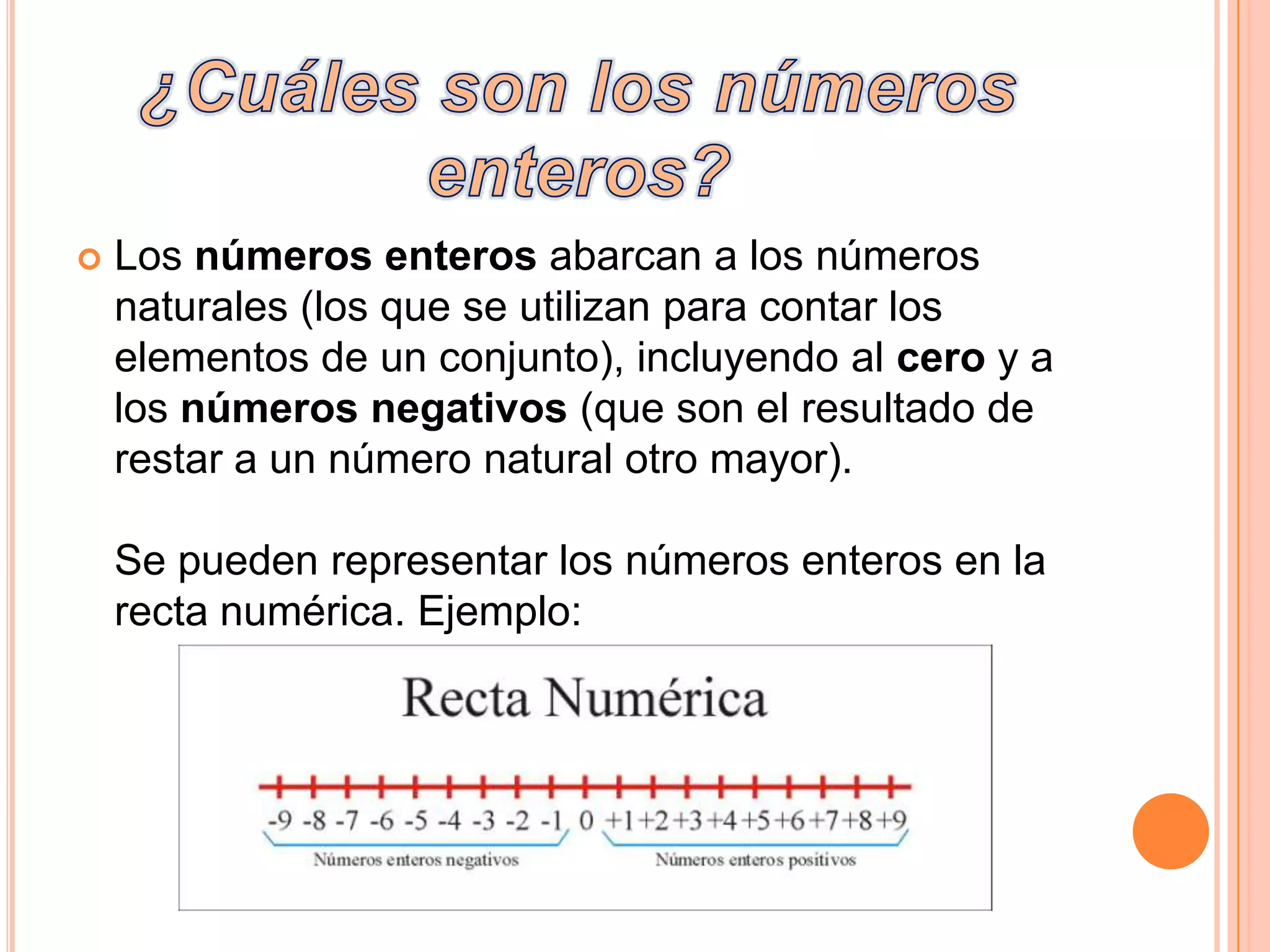 Números enteros primera parte | PPT