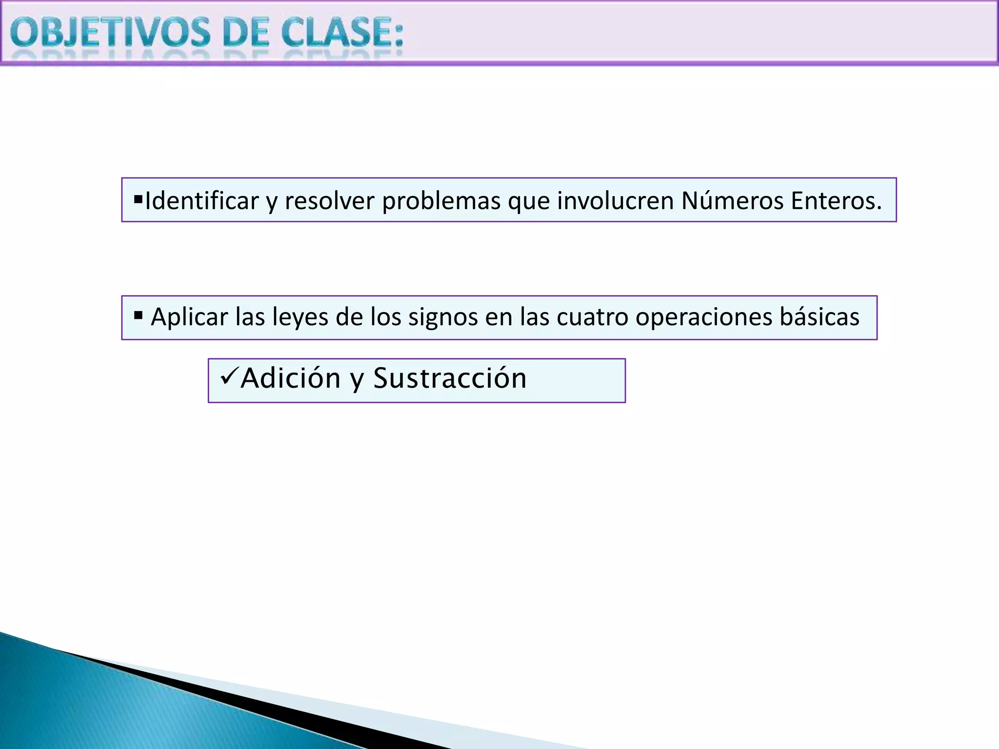 Números enteros (adición y sustracción) | PPT