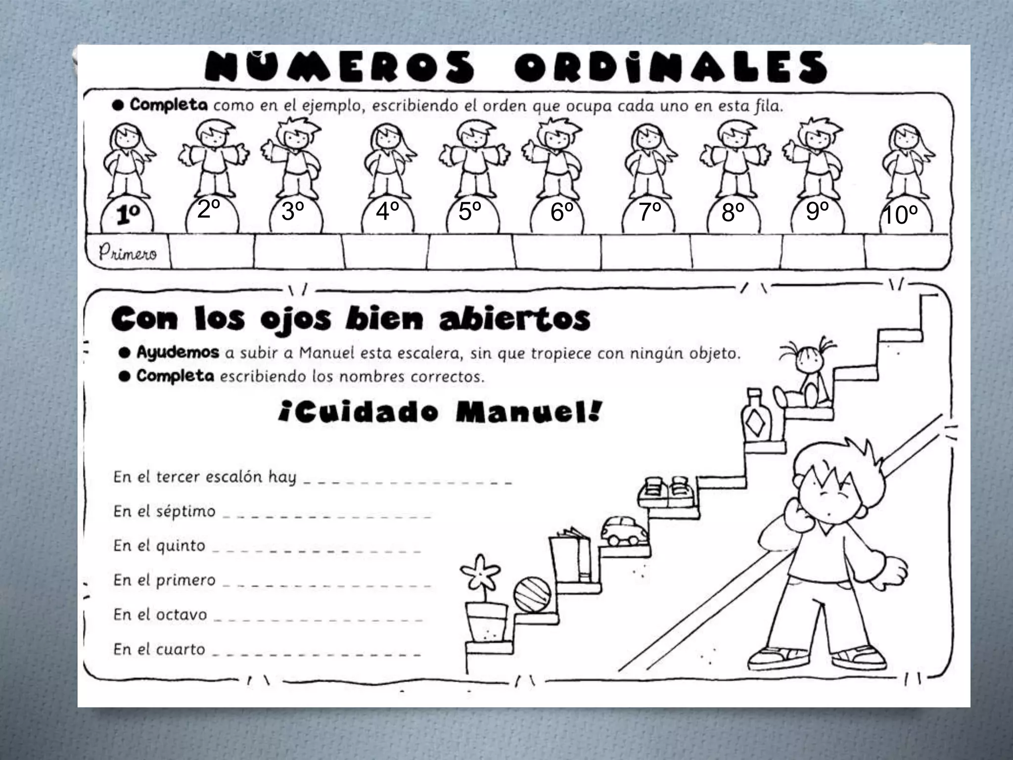 Números ordinales | PPT