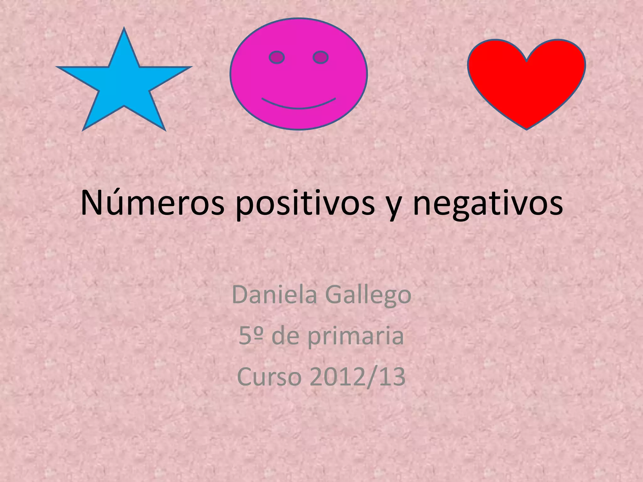 Tema 5 Números positivos y negativos | PPTX