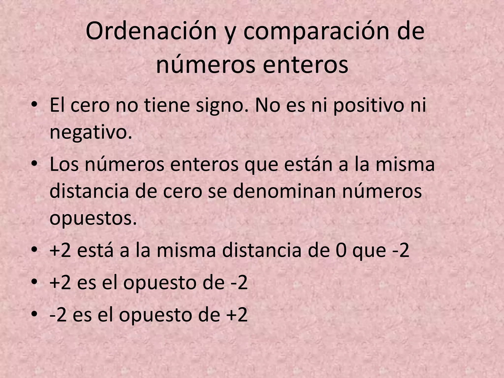 Tema 5 Números positivos y negativos | PPTX