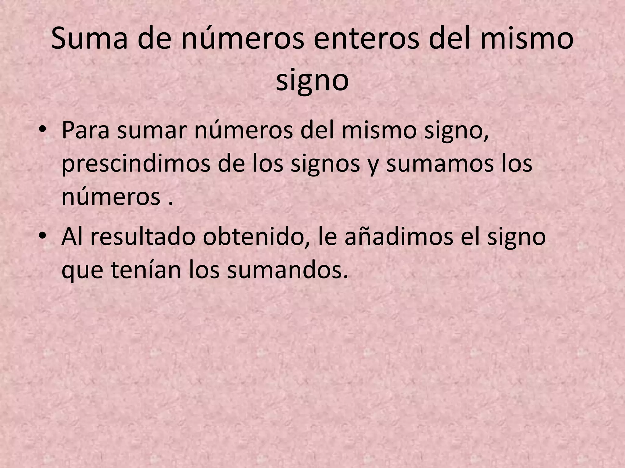 Tema 5 Números positivos y negativos | PPTX