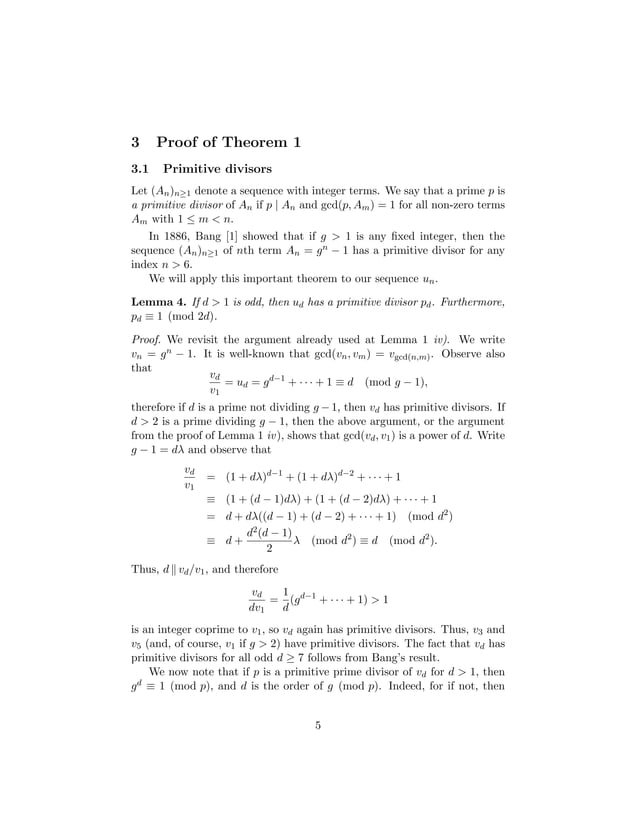 Números repunits de lehmer | PDF