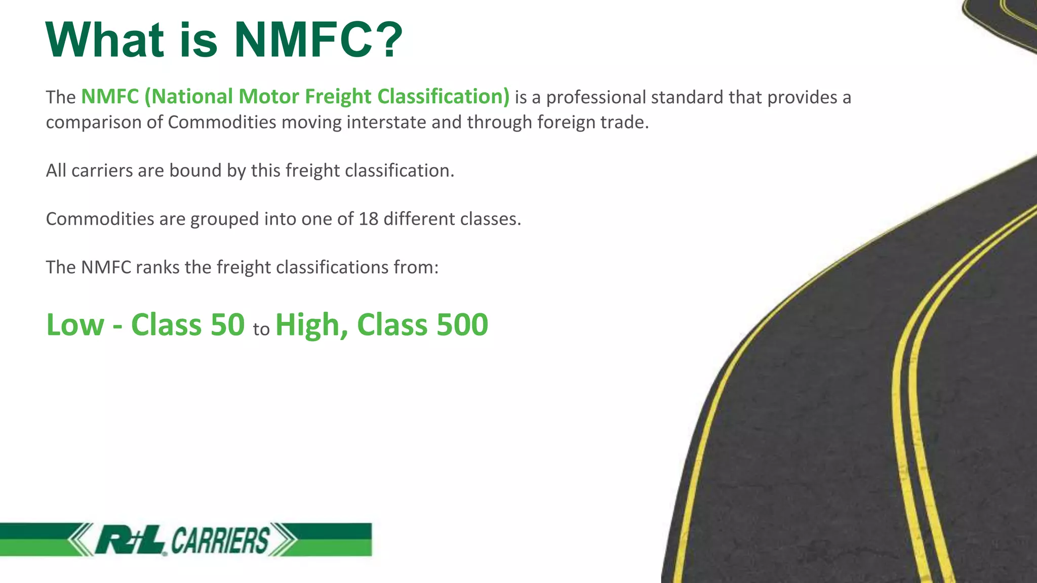 National Motor Freight Classification: A Basic Understanding | PPTX