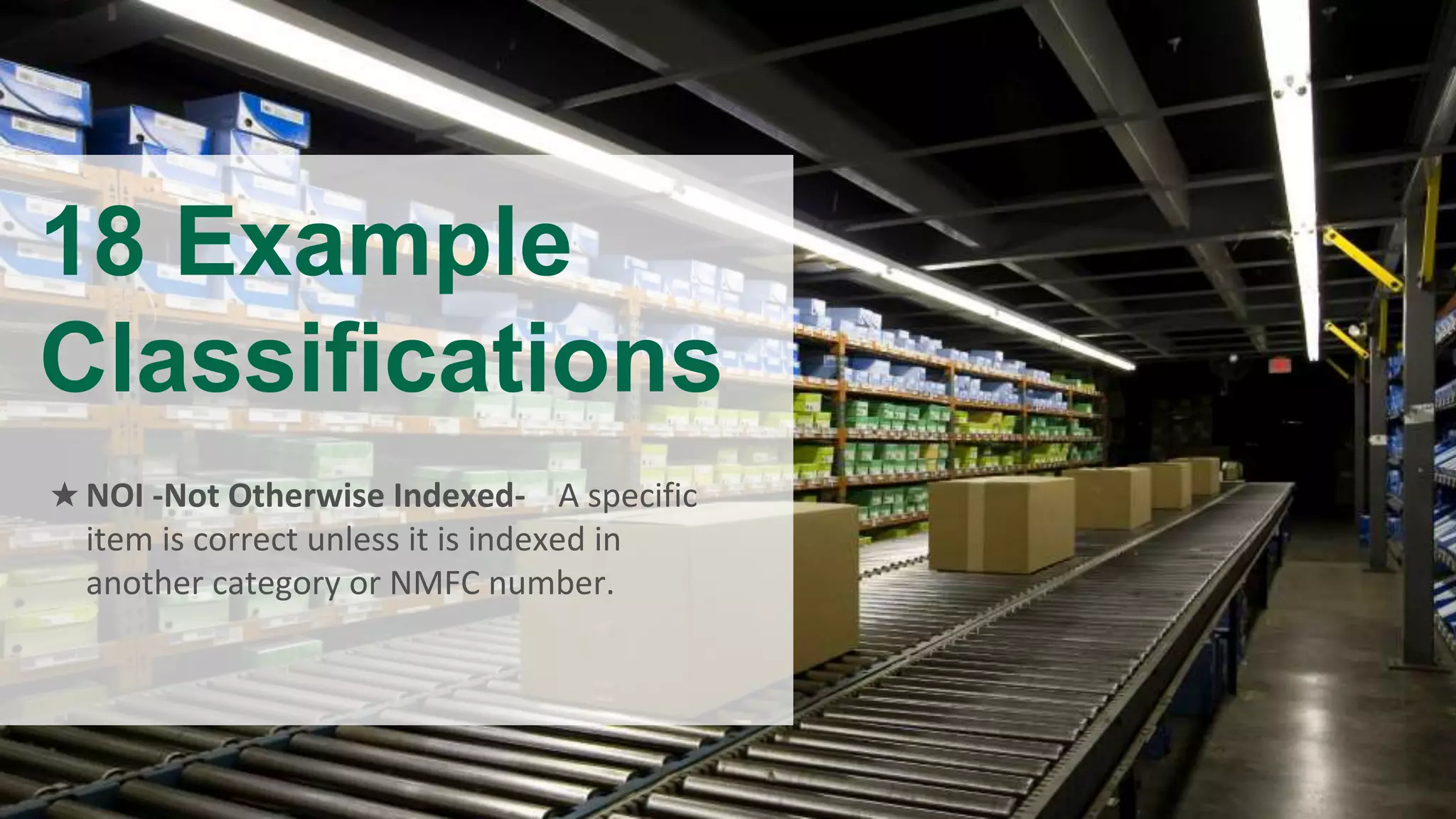 National Motor Freight Classification: A Basic Understanding | PPTX