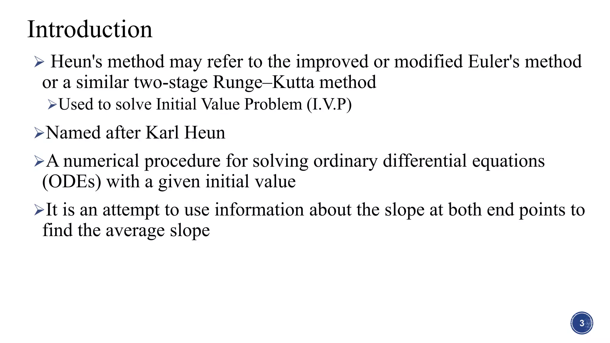 Heun's Method | PPTX