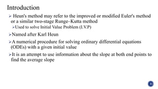 Heun's Method | PPTX