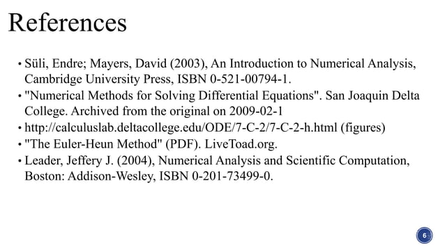 Heun's Method | PPTX