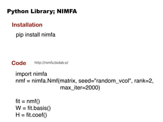 NMF with python | PDF