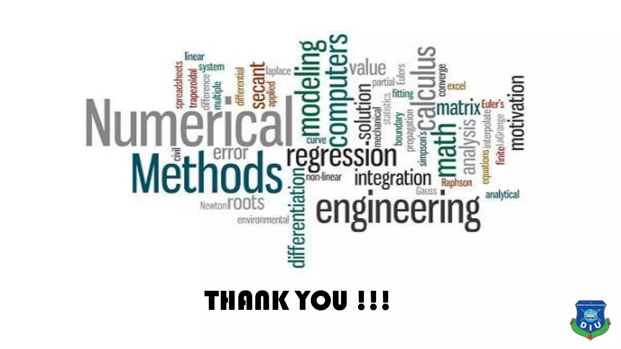 NUMERICAL METHOD AND ITS APPLICATION | PPT