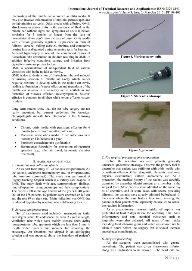 ENDOSCOPIC INSERTION OF TYMPANOSTOMY TUBE IN CHILDREN | PDF